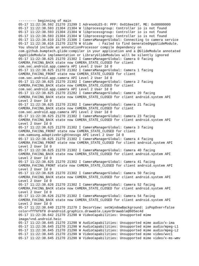 Log Cat 1747470158561 | PDF | Computer Programming | Software Engineering