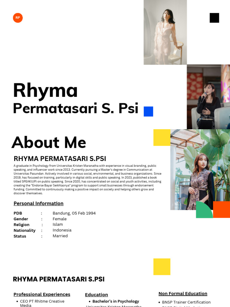 Portofolio Rhyma 2025 PDF | PDF | Communication | Human Communication