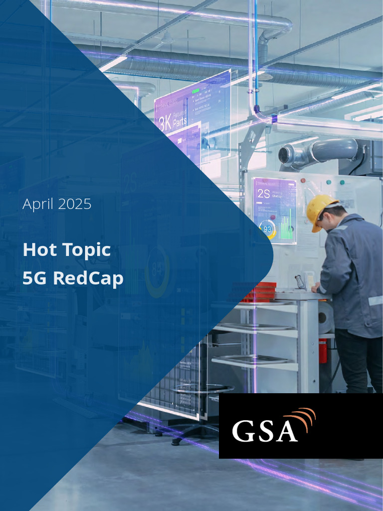 2025 Hot Topic-5G RedCap | PDF | Internet Of Things | 4 G