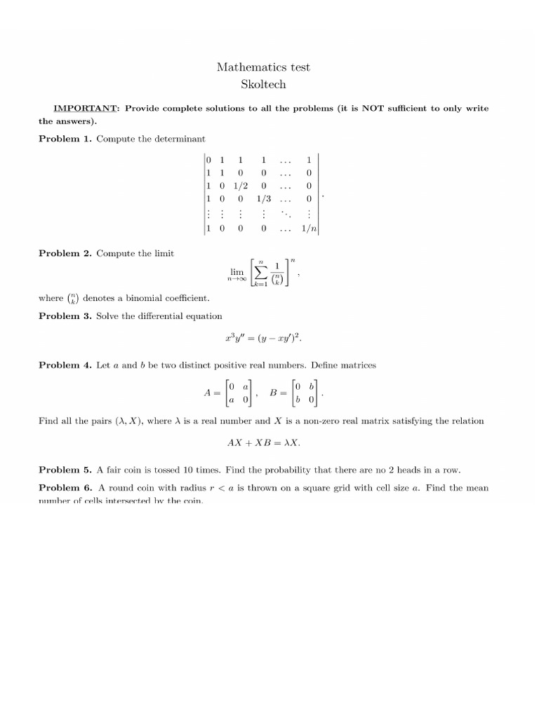 Skoltech Sample | PDF