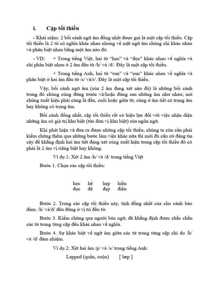 Cap Toi Thieu Mon Dan Luan Ngon Ngu Dai Hoc Ha Noi 84569 | PDF