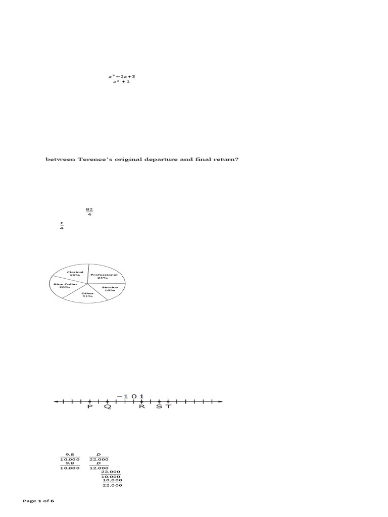 GED Math Practice Test with Answers | PDF | Paycheck