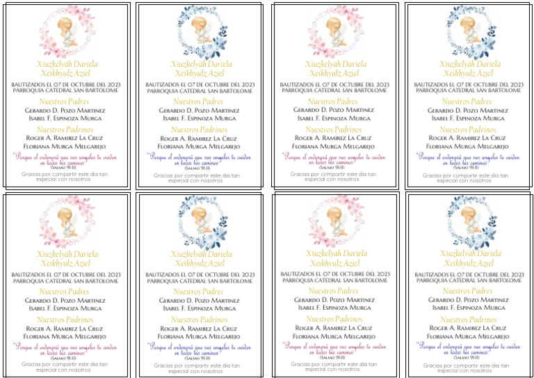 Capillo Bautizo | PDF | Salmos