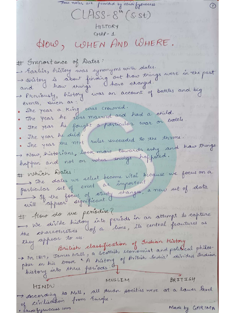 Class 8 History ch-1 Notes | PDF