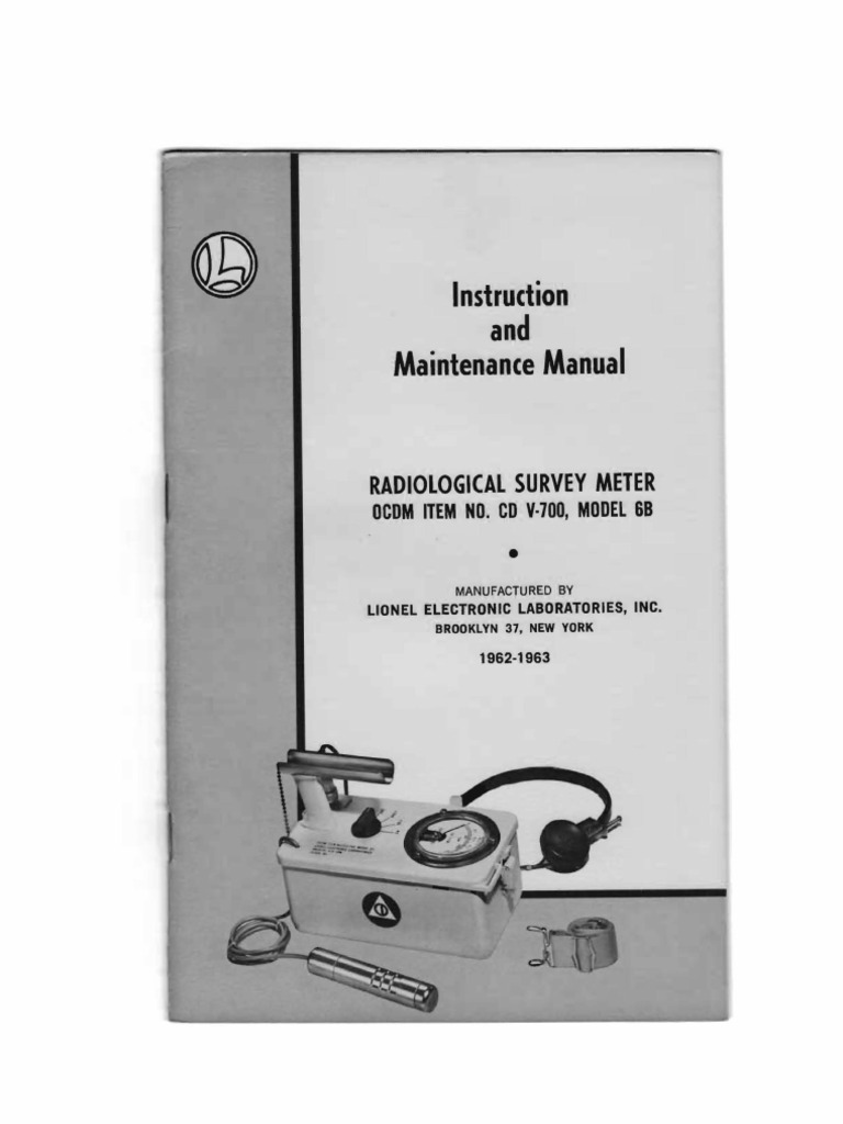 CD v-700 (Lionel Model 6B) Manual | PDF | Vacuum Tube | Manufactured Goods