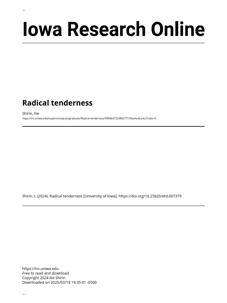 Shirin Thesis Final Submission 2.0 | PDF | Intersectionality | Feminism