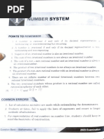 Maths Class Ix Chapter 01 Number System Practice Paper 01 | PDF ...