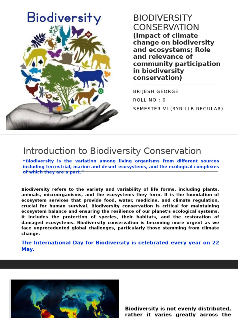 Biodiversity Conservation New | PDF | Biodiversity | Conservation Biology