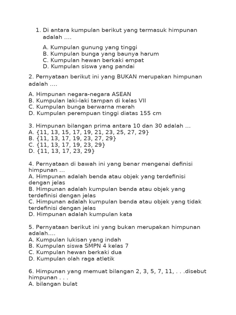Soal Ujian | PDF