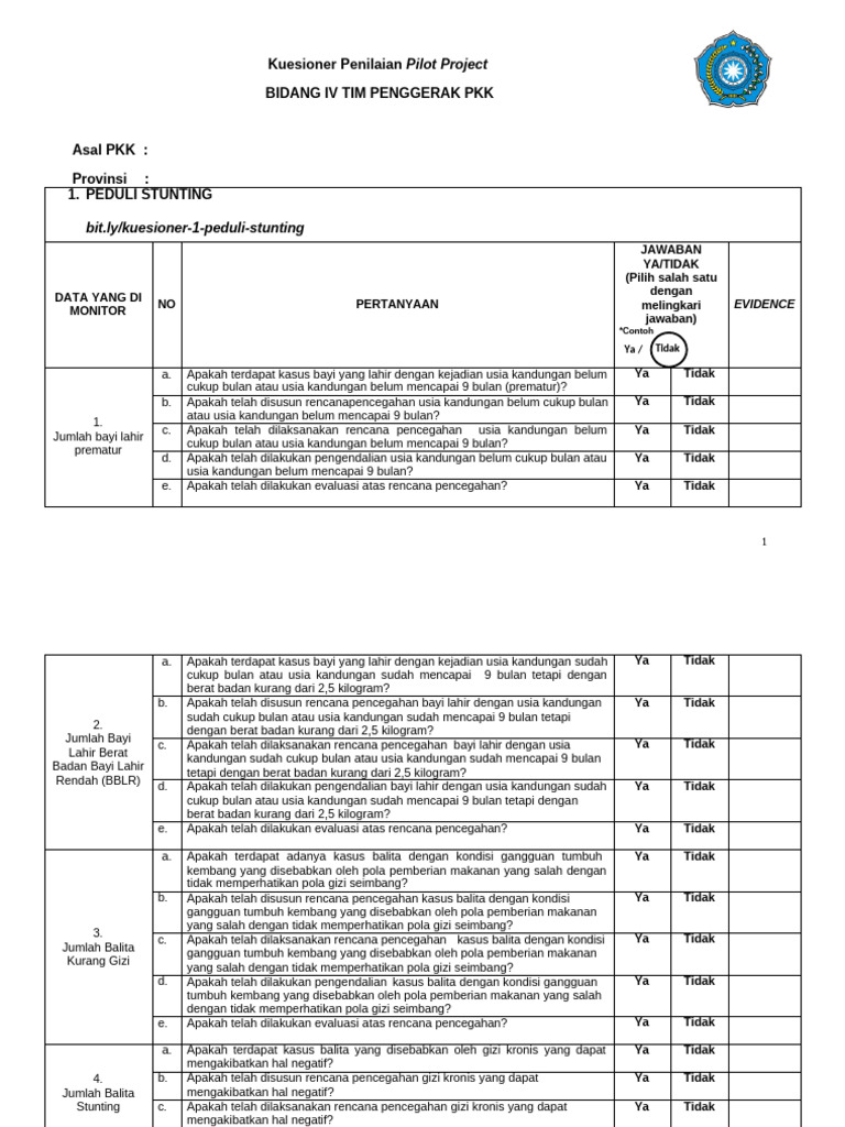 Kuesioner_Pilot_Project_Fix_(1)[1] | PDF