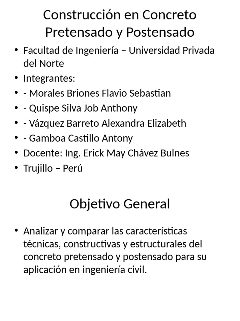 Concreto Pretensado Postensado | PDF | Hormigón pretensado | Hormigón
