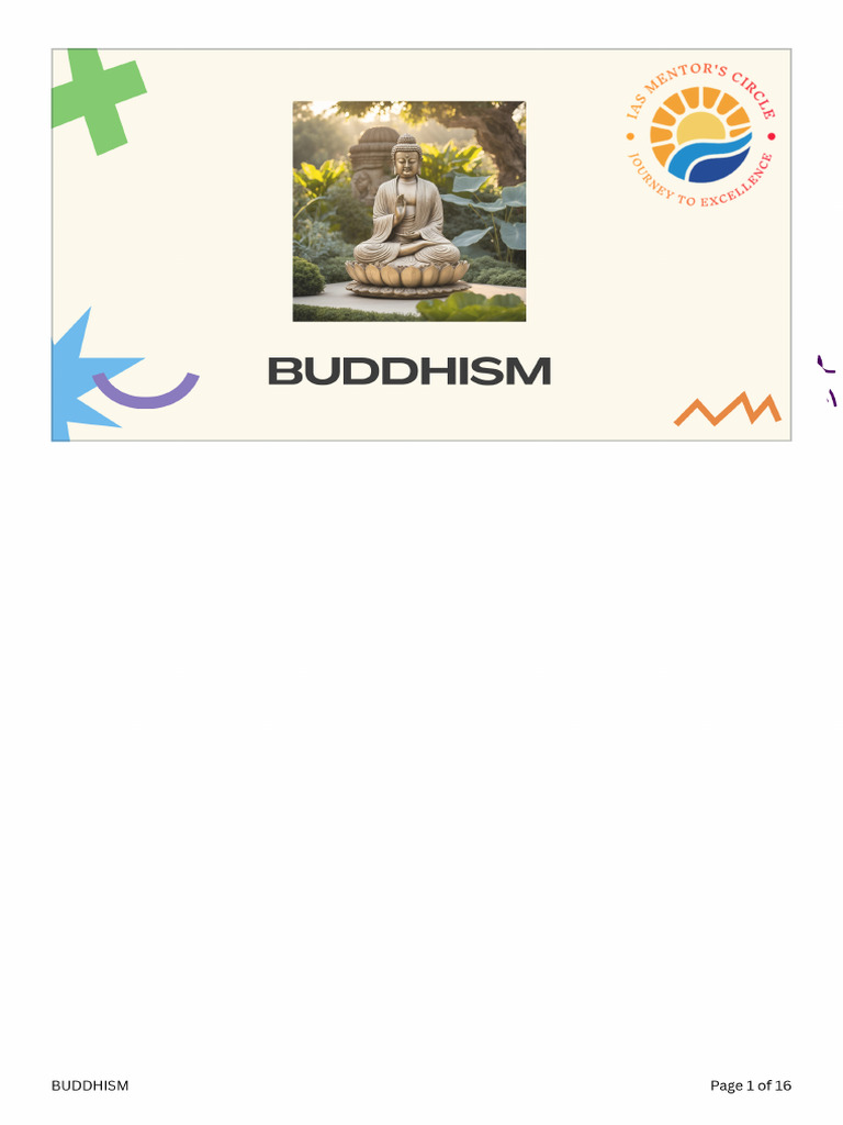 Buddhism Part 01 | PDF