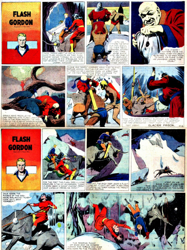 Flash Gordon S026 - Wizard King of The Fur Men (6 Oct 1946 - 24 Jan ...