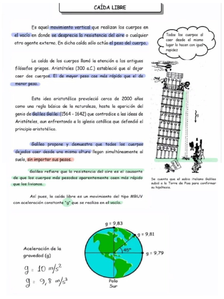 Caida Libre | PDF