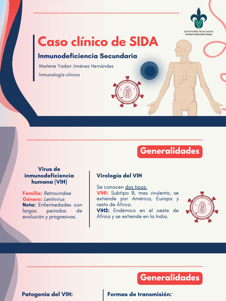 Caso Clínico SIDA Marlene Jimenez | PDF | VIH | VIH / SIDA