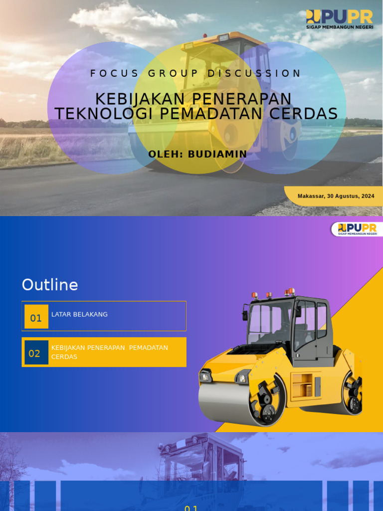 Paparan FGD Pemadatan Cerdas (Final) (Direktur Preservasi II) | PDF