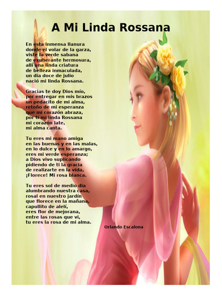 146 - A Mi Linda Rossana | PDF