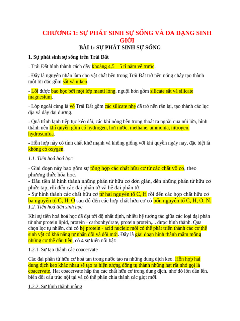 Chương 1 - Bài 1 | PDF