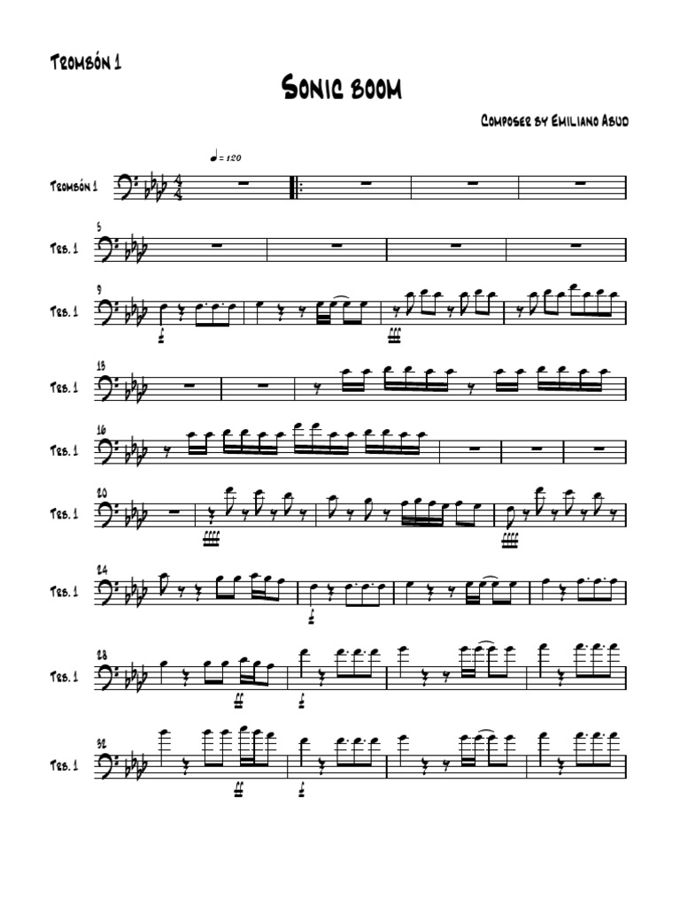 Sonic Boom TRB 1 | PDF