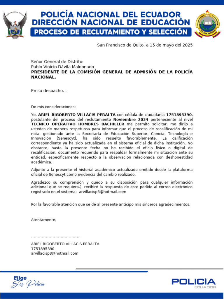 Files - OFICIO SOLICITUD FORMATO | PDF