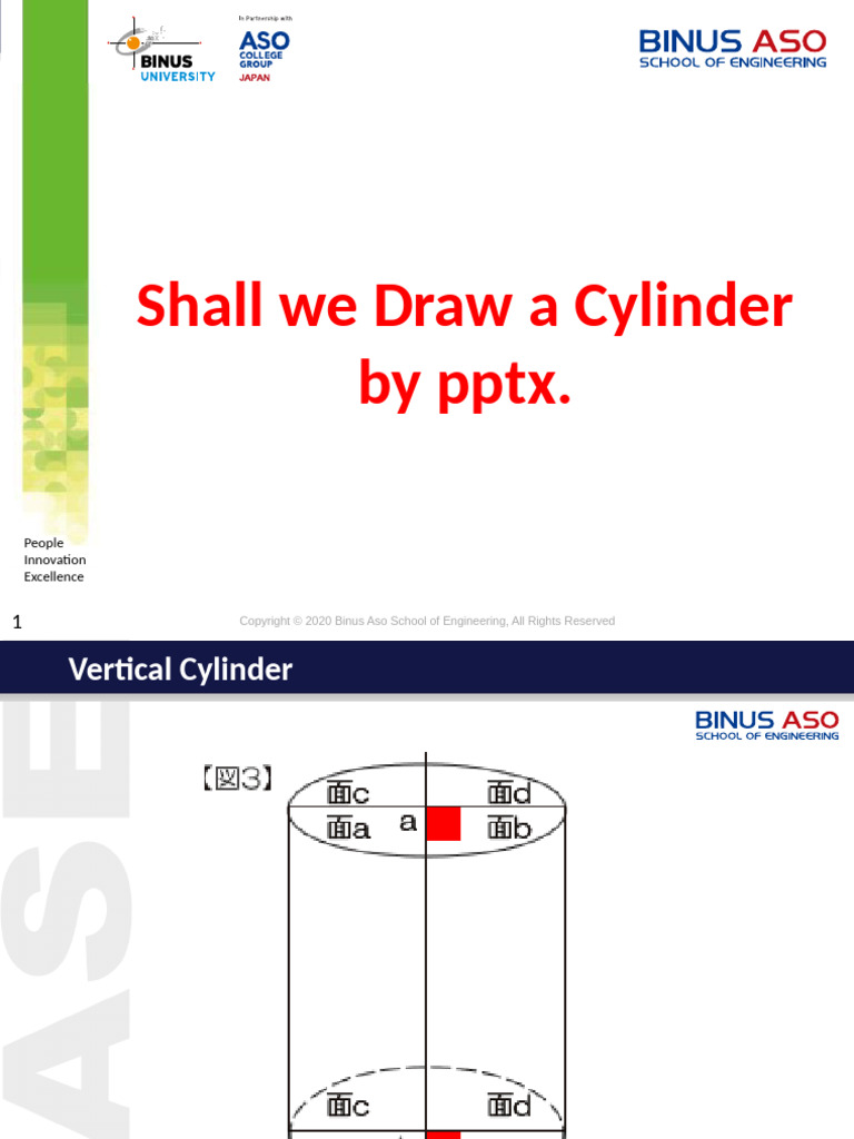 Perspective Vertical - Sideways Cylinder by | PDF