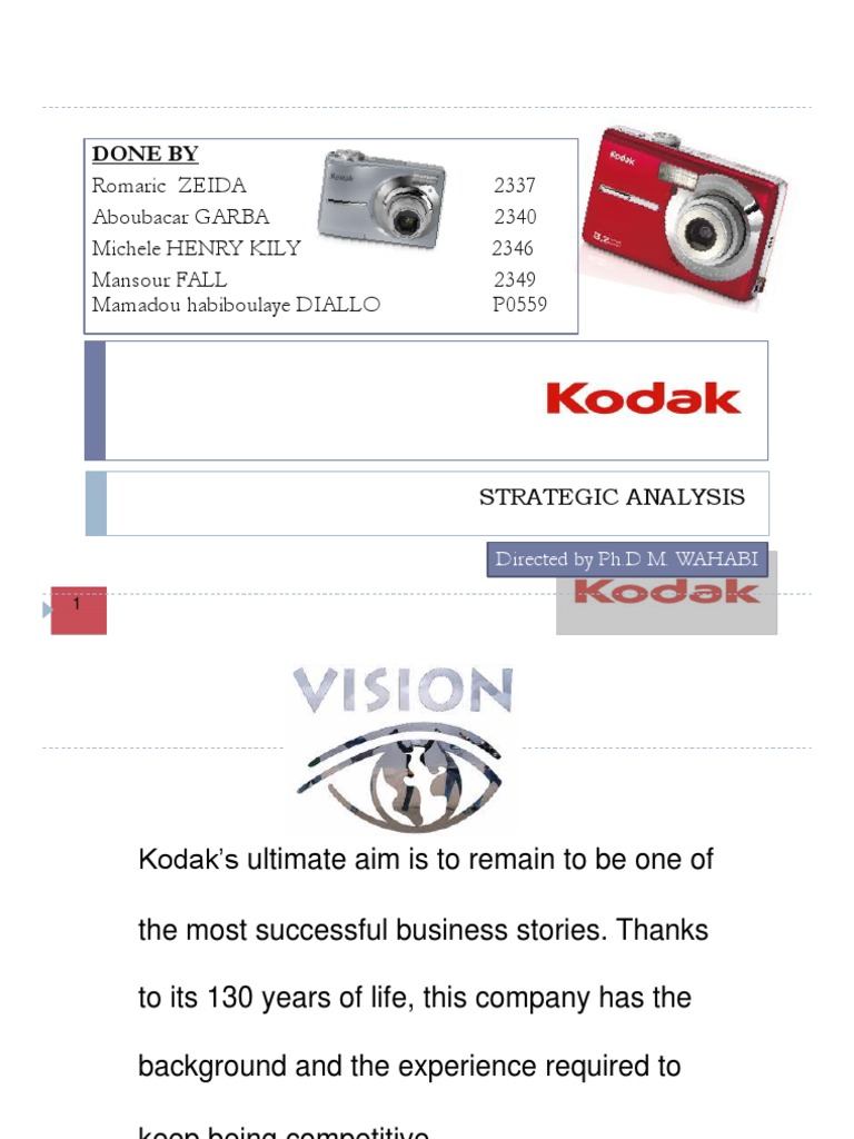 Kodak Strategic Analysis Overview | PDF | Mergers And Acquisitions ...
