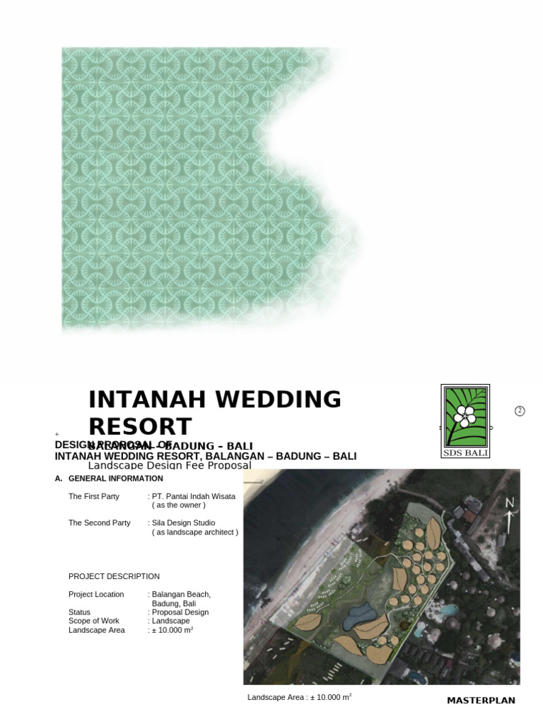 Proposal Intanah Wedding Resort Balangan | PDF | Landscape Architecture ...