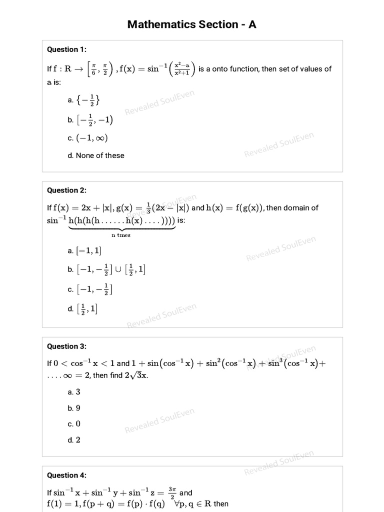 JEE Main Mock Test - 14 | PDF | Chemical Reactions | Acid