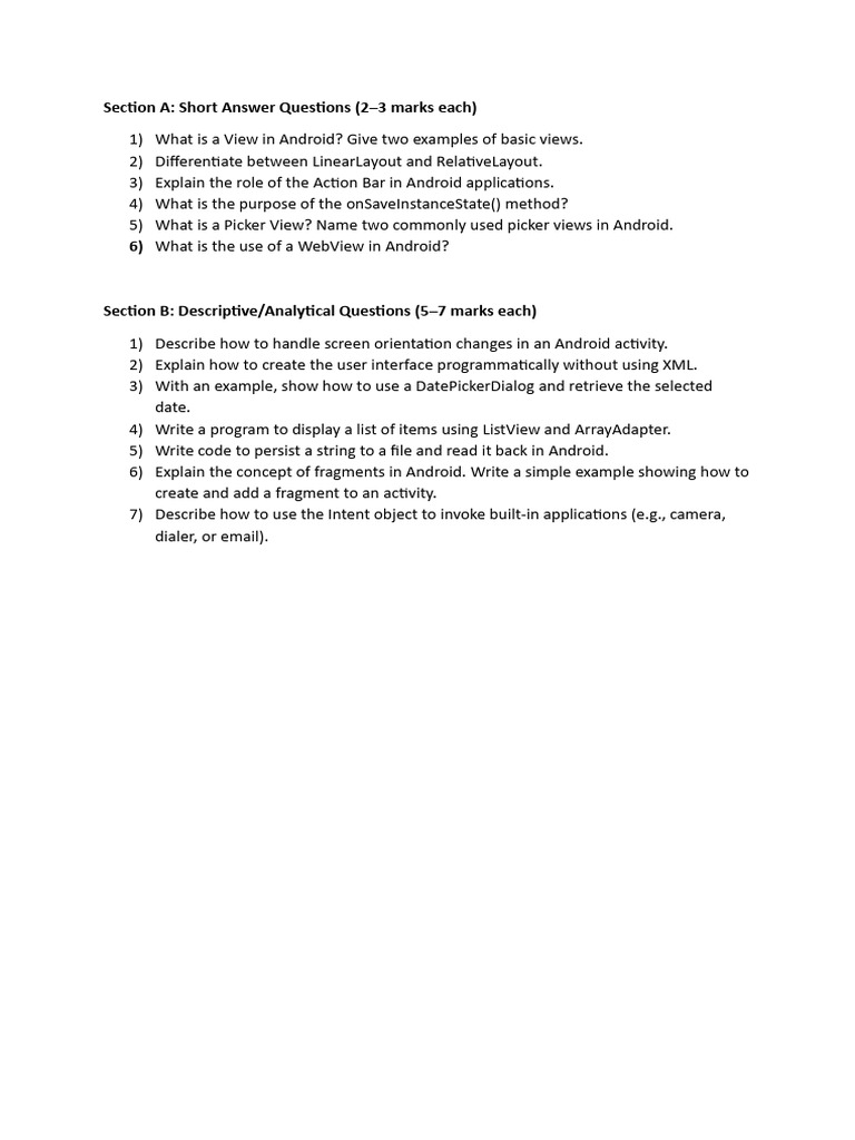 MAD Assignment | PDF