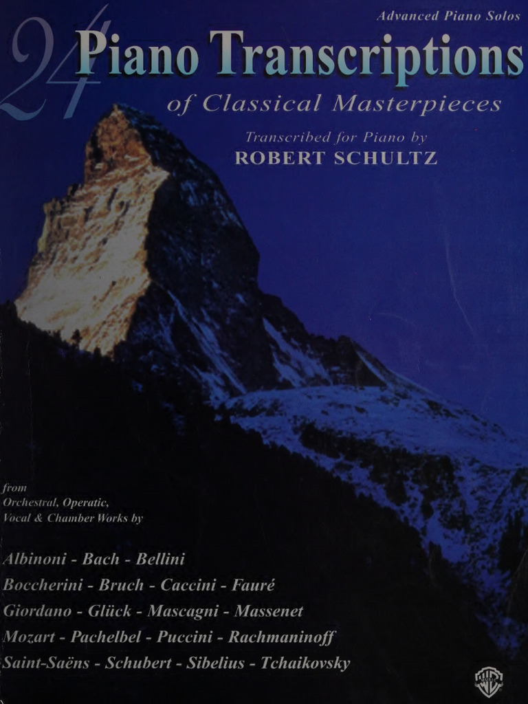 Advanced Piano Transcriptions by Schultz | PDF | Classical Music | Opera