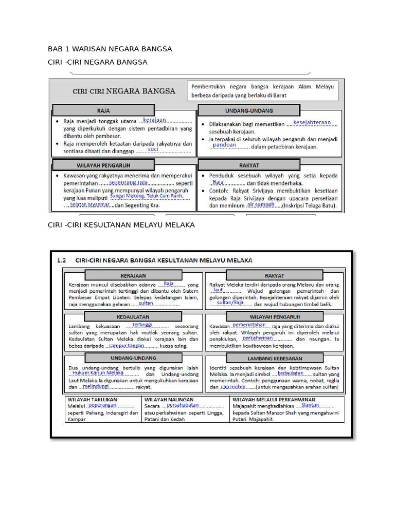 Pecutan Sejarah F4 | PDF
