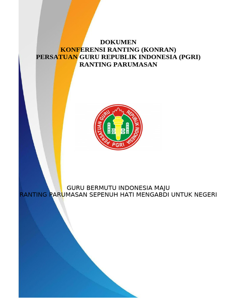 DOKUMEN KONRAN RANTING PARUMASAN 2025 | PDF