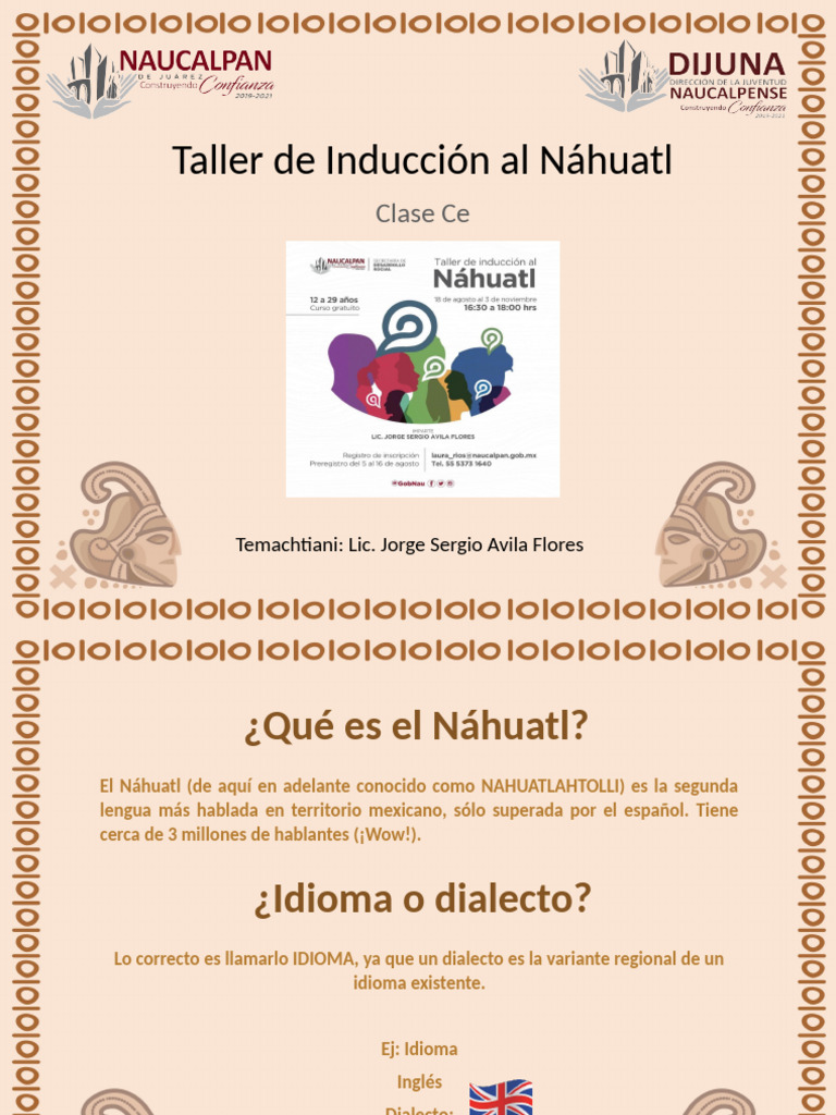 Introducción al Náhuatl y su Pronunciación | PDF | Náhuatl | Lingüística