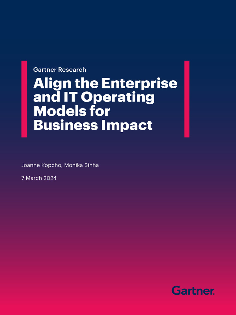 align-the-enterprise-and-it-operating-models-for-business-impact | PDF ...