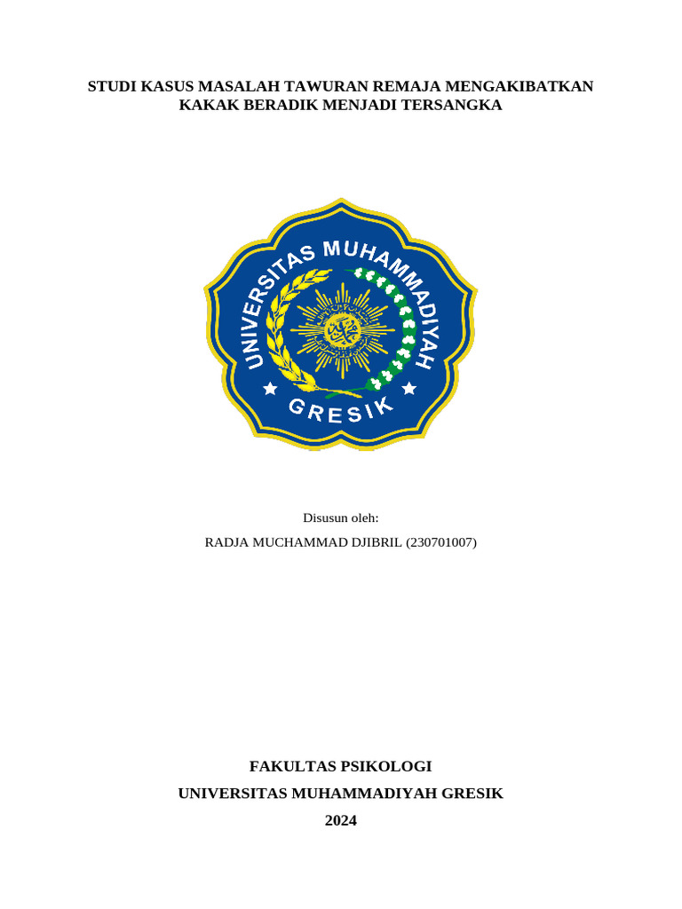 Poster Anti Tawuran Remaja | PDF
