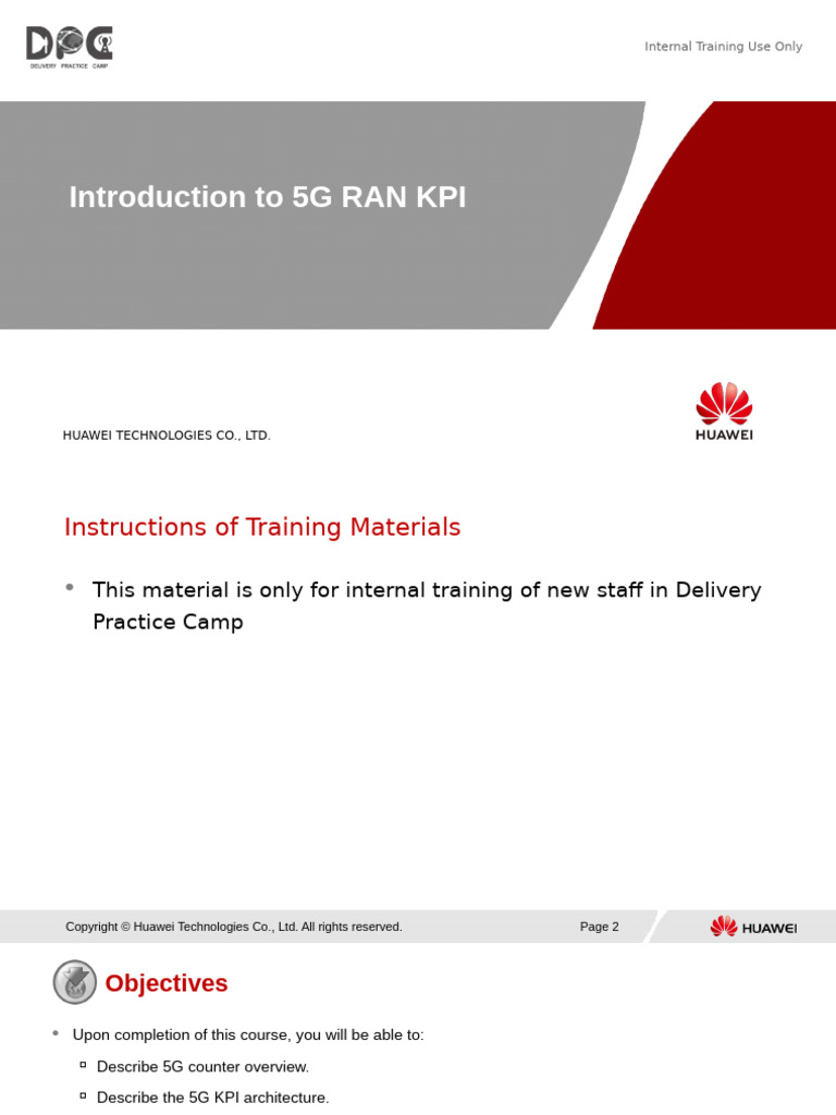 5-5G RAN KPI Introduction ISSUE1.00 | PDF | Performance Indicator | Lte ...