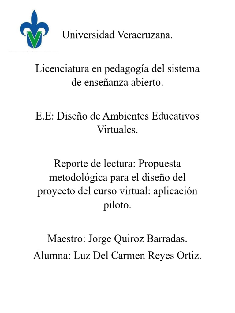 Reporte de Lectura Diseño de AEV | PDF | Enseñando | Evaluación
