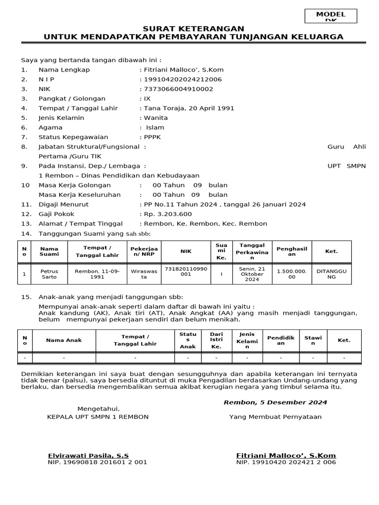 Format Model-Dk | PDF
