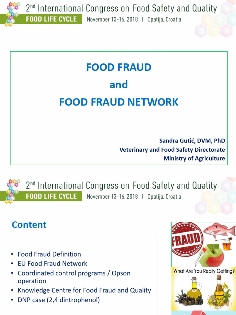 Understanding Food Fraud in the EU | PDF