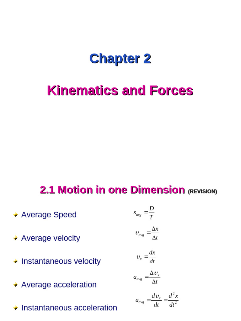 Forces and Kinematics | PDF | Force | Newton's Laws Of Motion