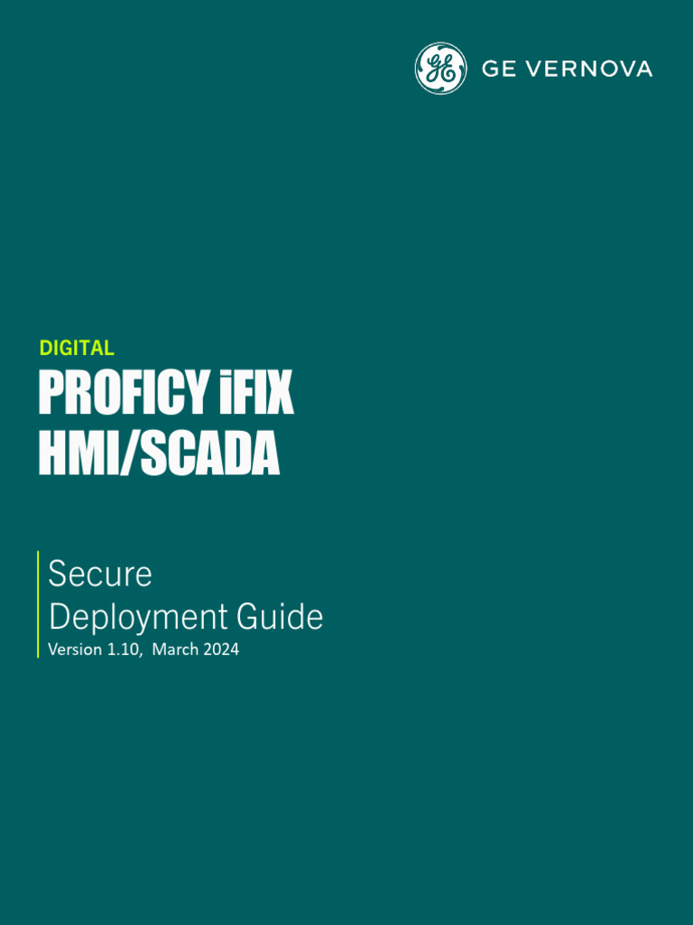 iFIX Secure Deployment Guide 1.10 | PDF | Security | Computer Security