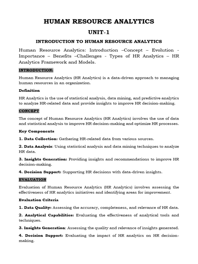 Human Resource Analytics | PDF | Analytics | Employee Retention