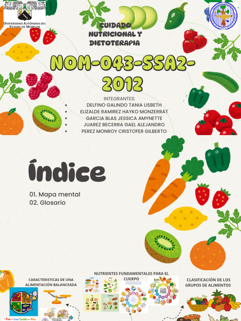 Nom-043-Ssa2-2012 Infografía | PDF | Dieta | Alimentos