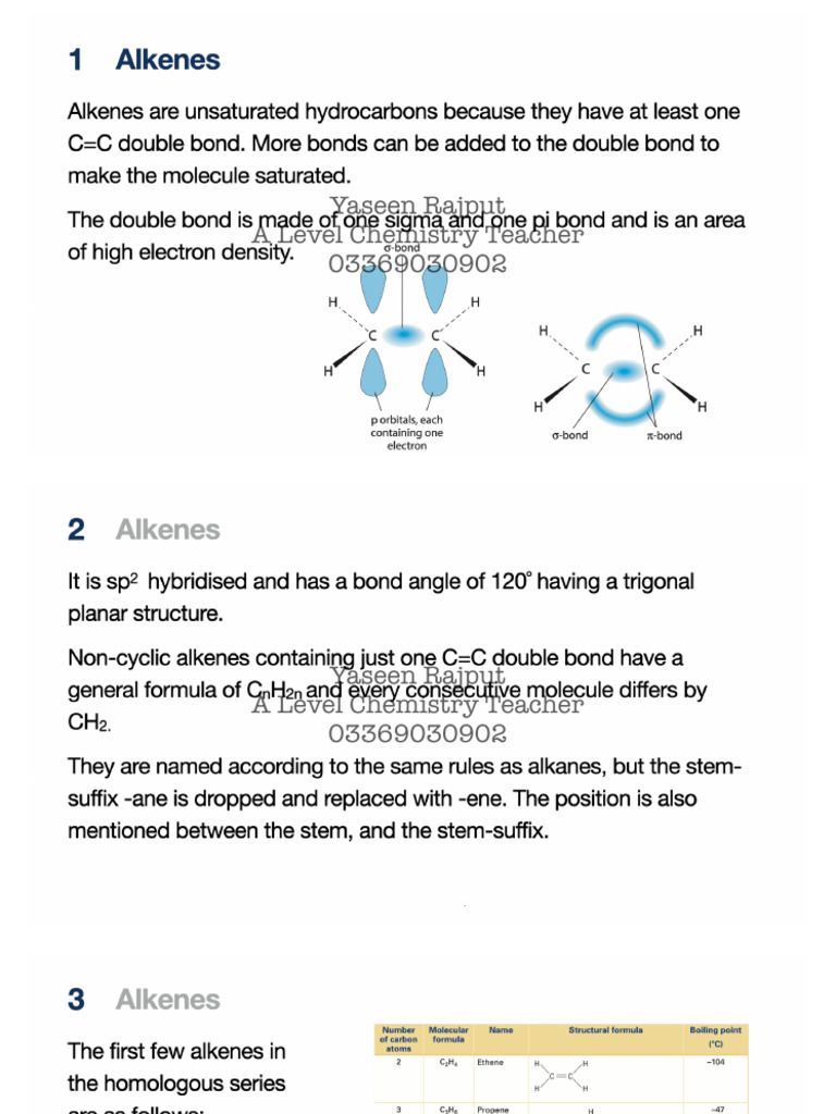 A Level Chemistry Teacher Yaseen Rajput | PDF