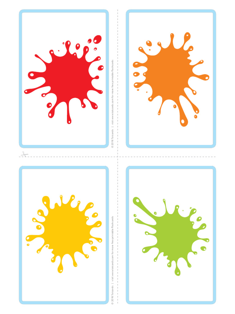 Colors Flash Card | PDF