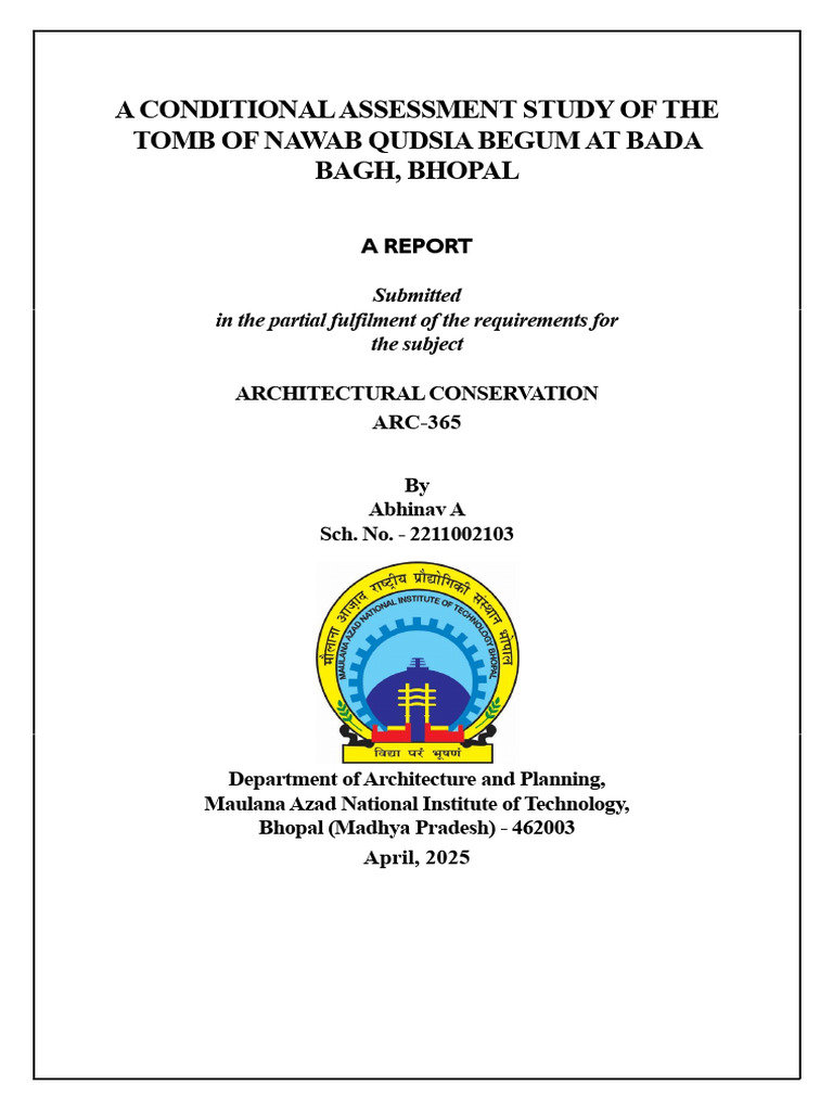 Report On Conditional Assessment of Bada Bagh-1 | PDF