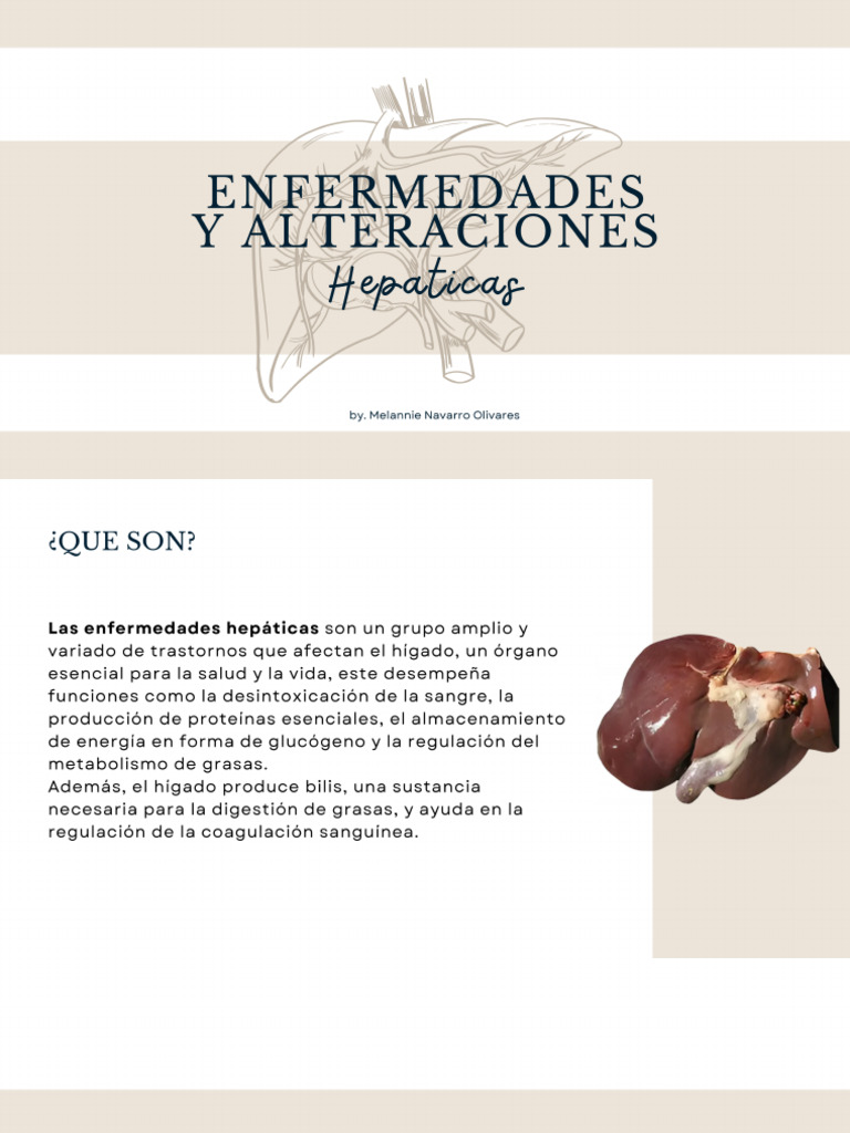 Enfermedades y Alteraciones Hepaticas | PDF