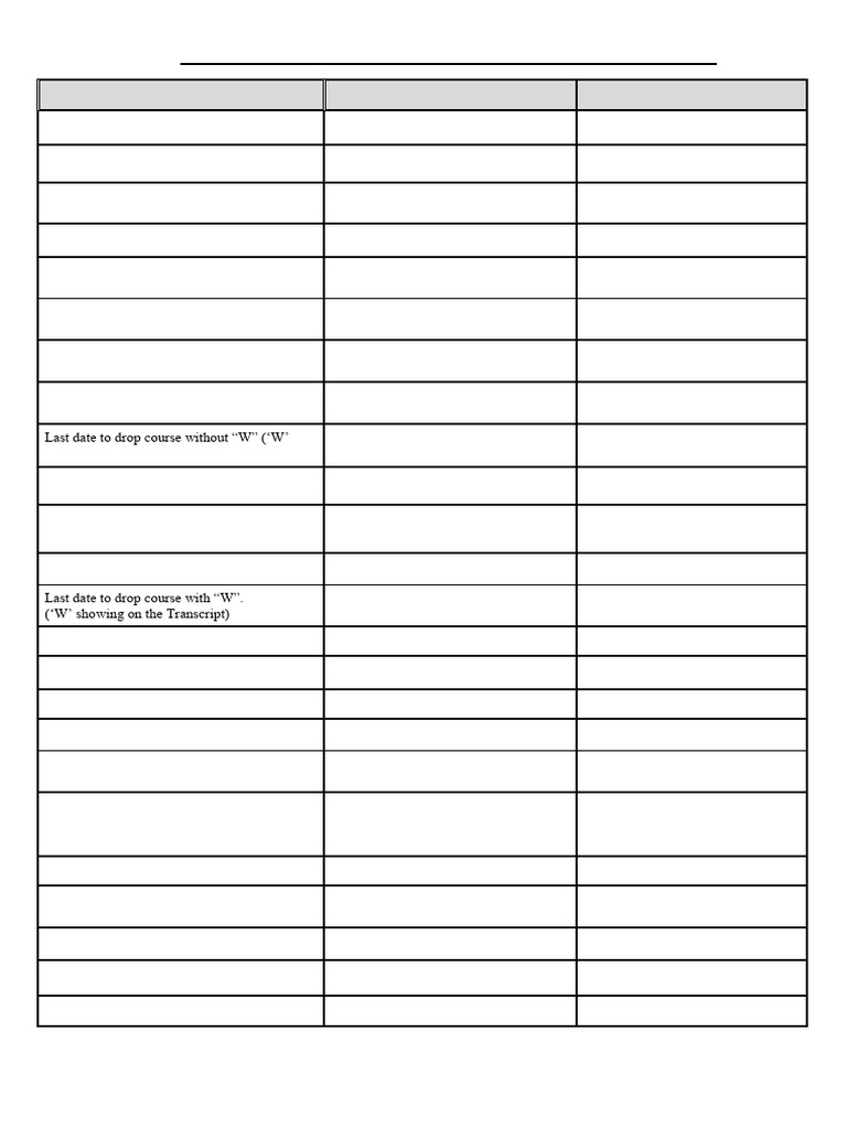 Spring 2025 Academic Calendar Overview | PDF | Academic Term ...