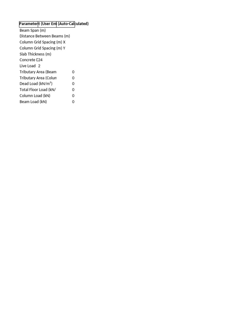 Structural Load Calculator Pdf
