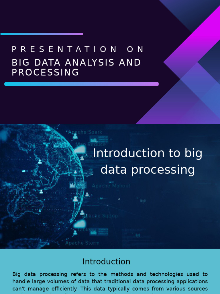 Big Data Analytics Presentation | PDF | Apache Spark | Apache Hadoop